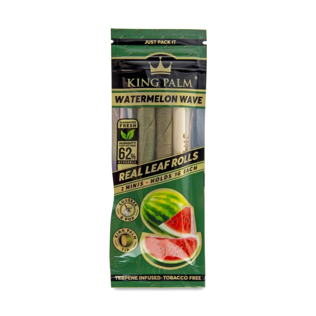 King Palm 2 Mini Rolls- Watermelon Wave - Top Smoke